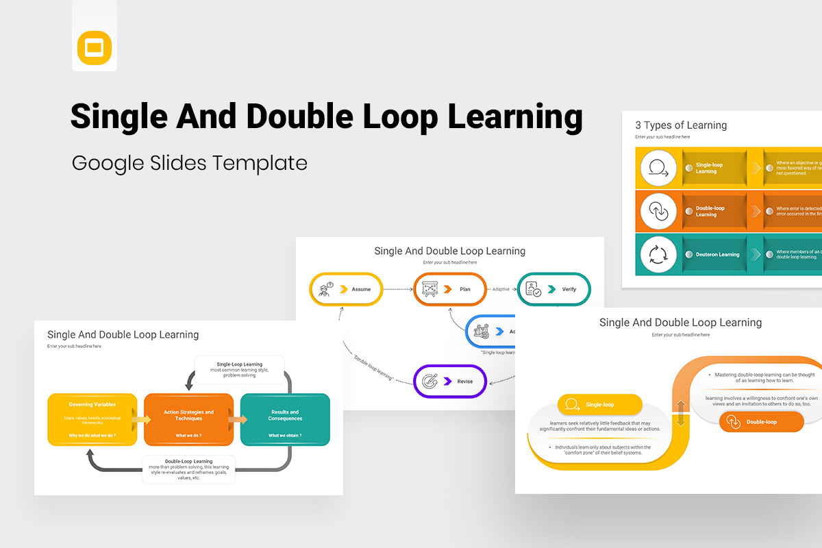 Single And Double Loop Learning Google Slides Presentation Template | Nulivo Market